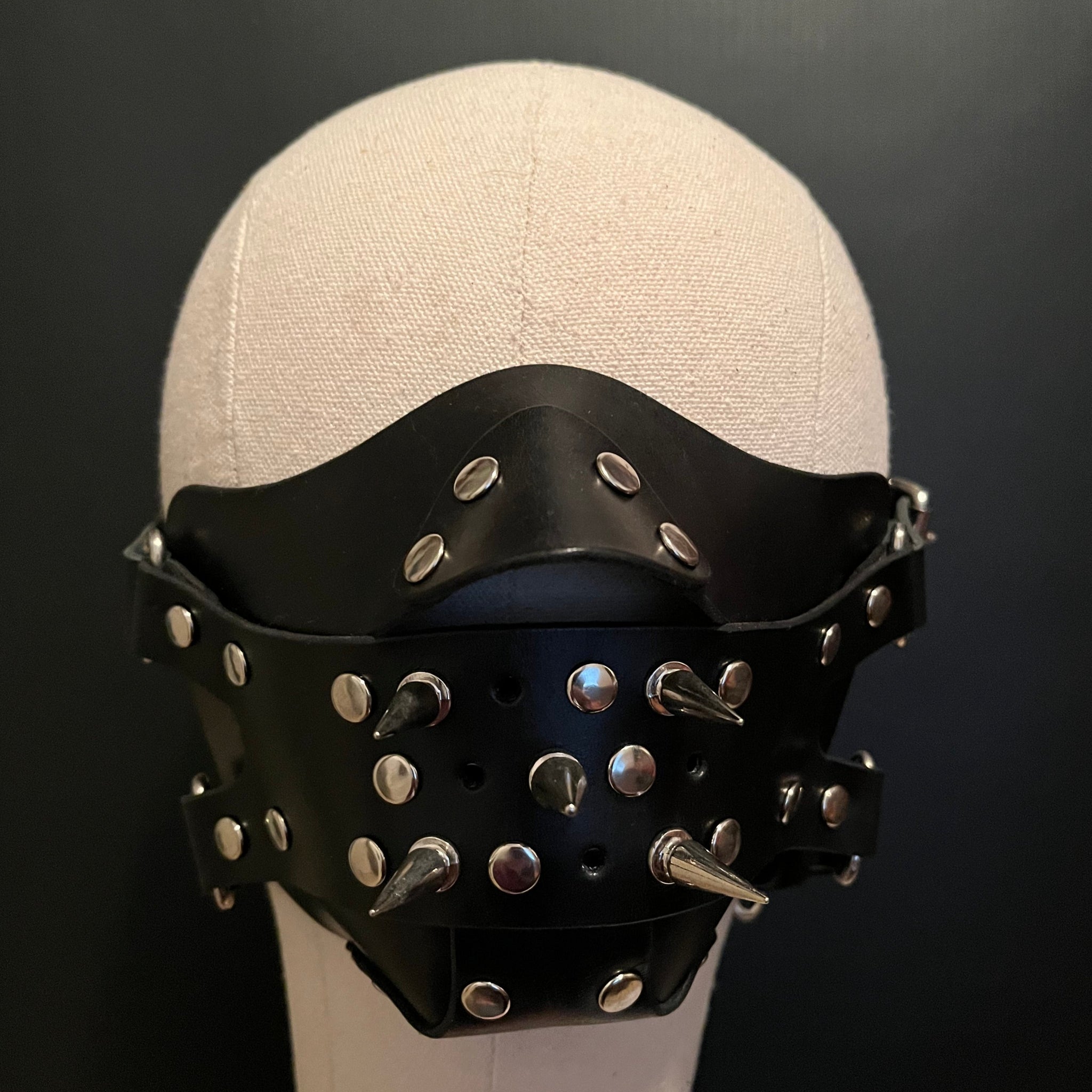 Mask Spike Half – Dark Side Leathercraft